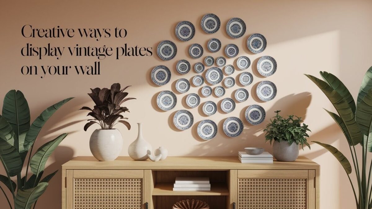 Creative Ways to Display Vintage Plates on Your Wall - Atdecor