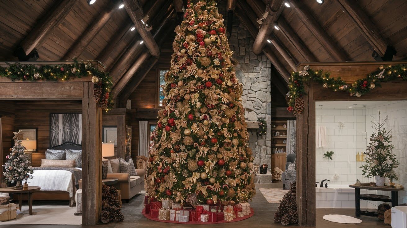 11 Christmas Cabin Interior Ideas for a Rustic Feel - Atdecor