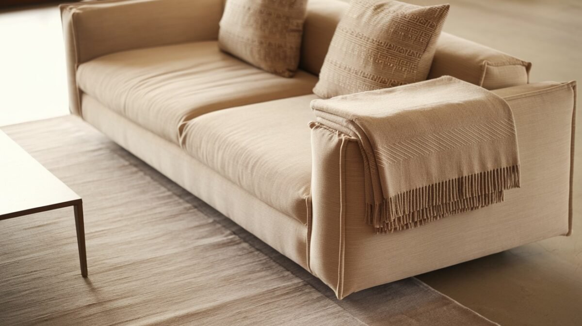 How to Drape a Throw on a Couch Like a Designer - Atdecor