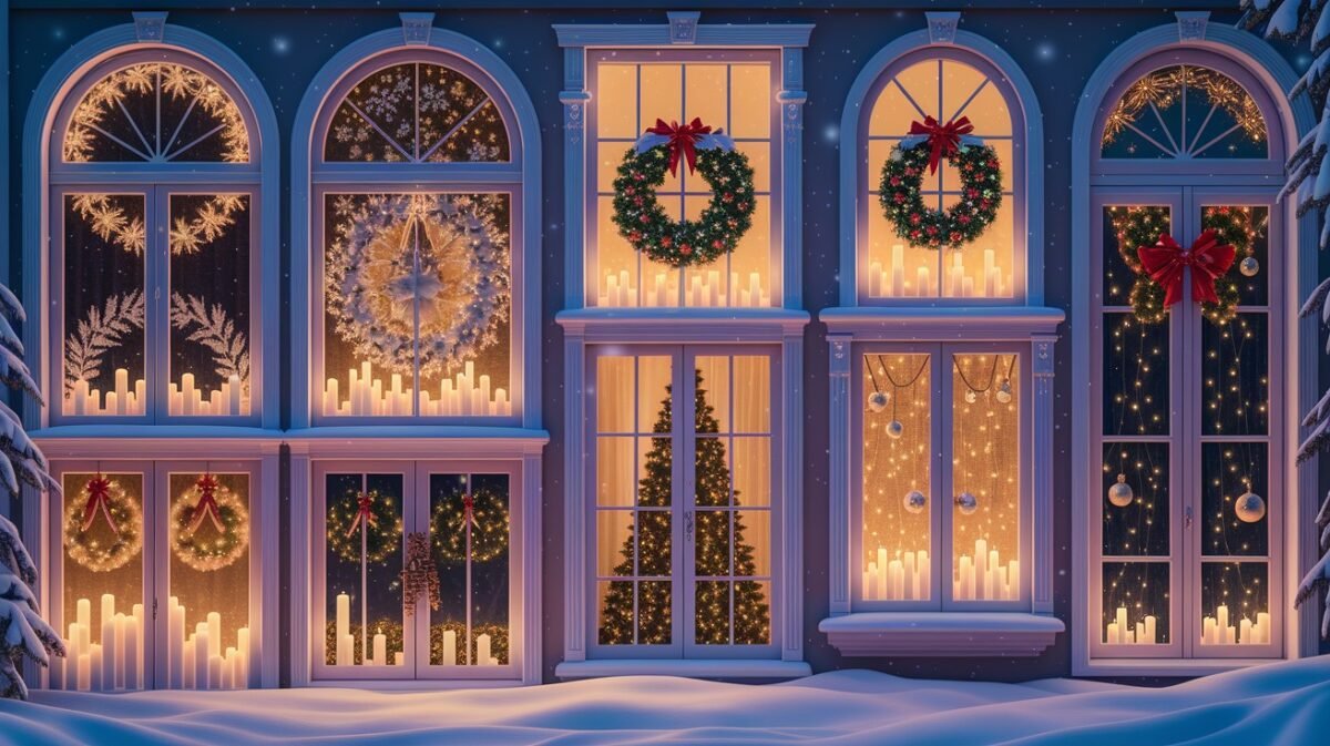 Magical Christmas Window Designs for Every Style - Atdecor