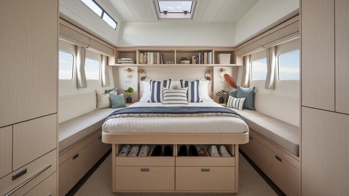 11 Beautiful Small Houseboat Interior Ideas to Copy Now - Atdecor