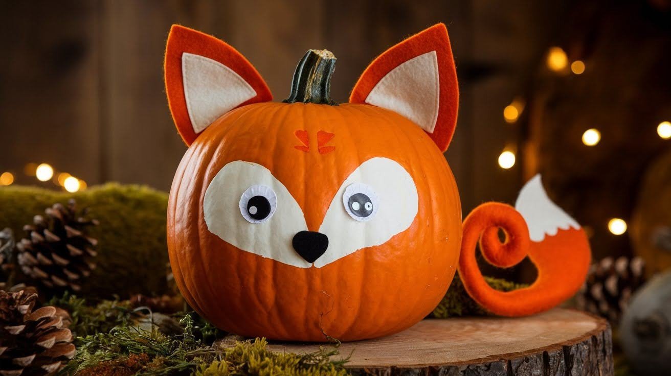 15 Cute Animal Pumpkin Painting Ideas You'll Want to Try - Atdecor