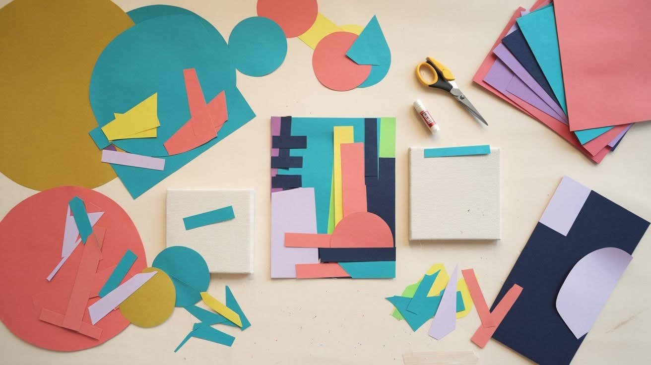 15 Easy DIY Abstract Wall Art Projects Anyone Can Try - Atdecor