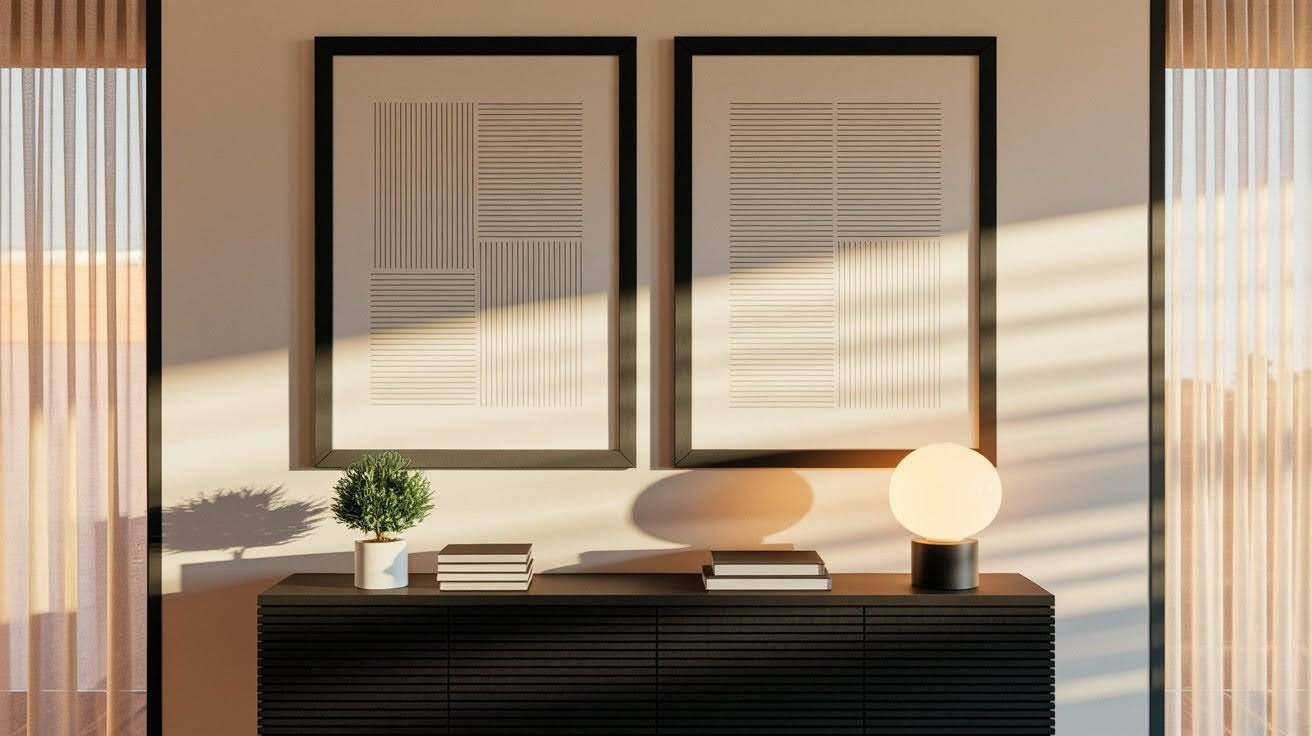 Hanging 2 Pictures on a Wall: Tips for Perfect Balance - Atdecor