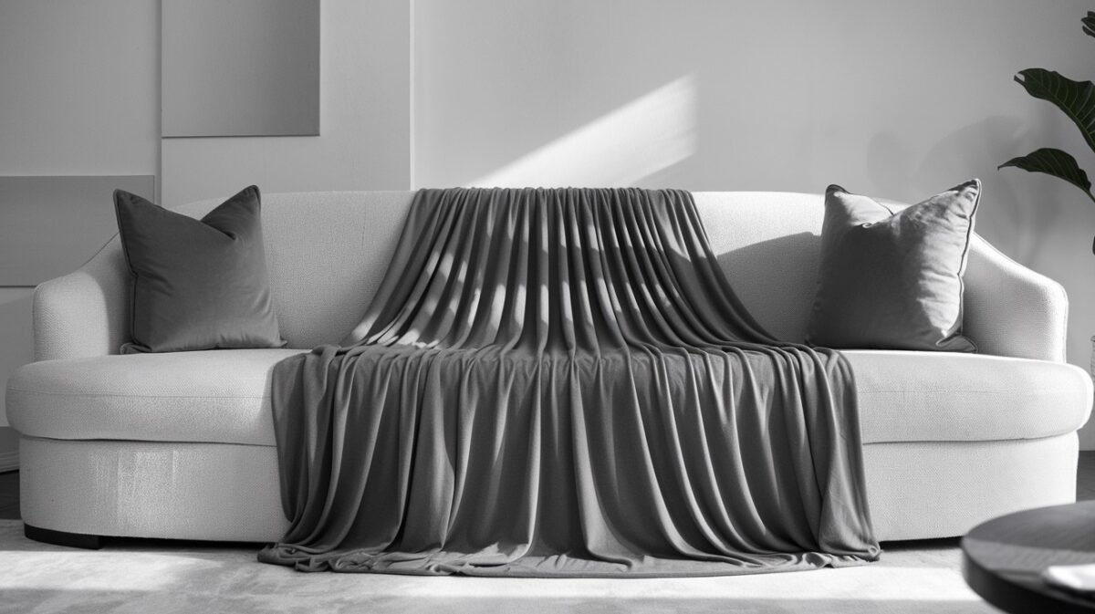 How to Drape a Throw on a Couch Like a Designer - Atdecor