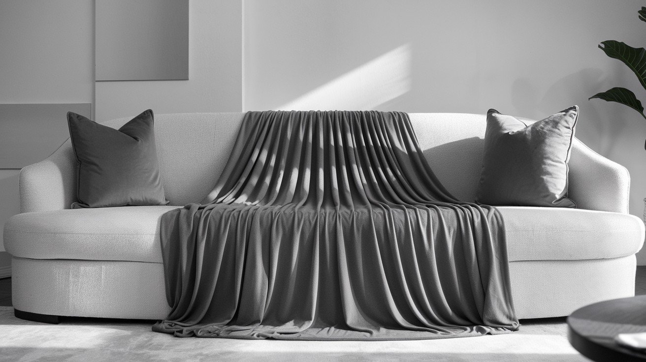 How to Drape a Throw on a Couch Like a Designer - Atdecor